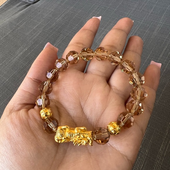 Jewelry | 24 Karat Real Gold Dragon Piyao With 24 Karat Gold Money Ball ...